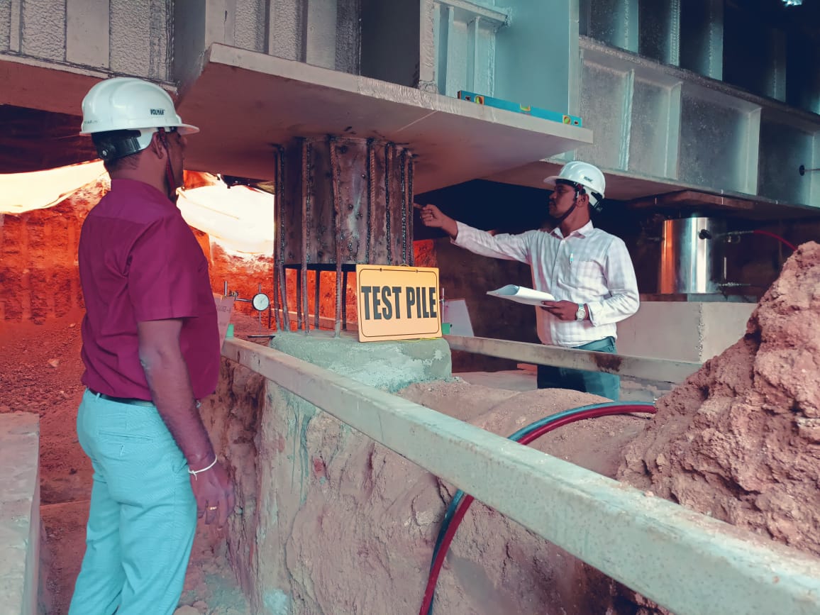 Vertical – Pull Out Load Test - BARONI PILE CREATIONS OPC PRIVATE LIMITED